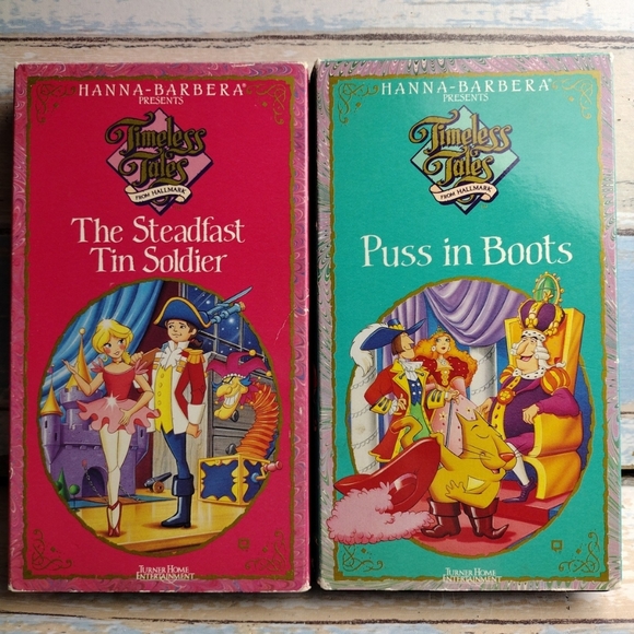 Hallmark | Media | Vhs Tapes Hanna Barbera Timeless Tales The Steadfast Tin Soldier Puss In ...